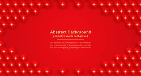 Red Hexagon Pattern Vector Images Over 22 000