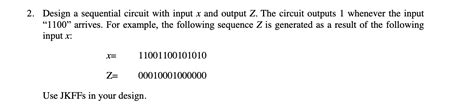 Solved Design A Sequential Circuit With Input X And Chegg