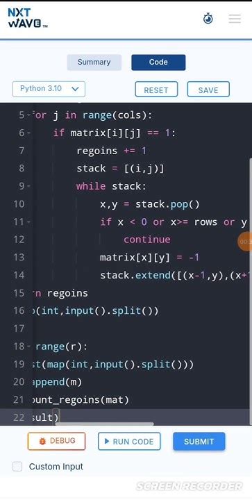 No Of Region Using Python Ccbp Nxtwave Nxtwaveccbp Programming