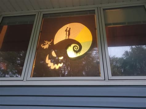 Custom Made Window Screen Rhalloween