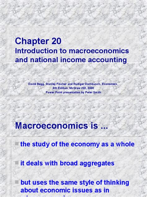 3 Introduction To Macroeconomics And National Income Accounting