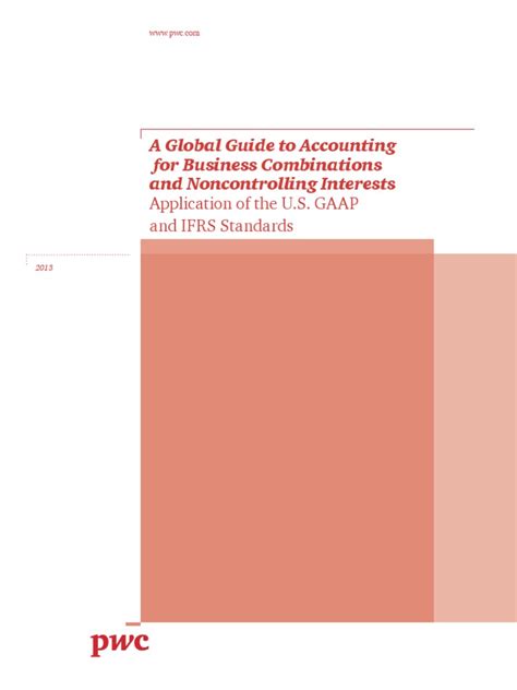 Pwc Business Combinations 2013 Download Free Pdf Goodwill Accounting Mergers And