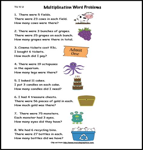 3 digit by 2 digit multiplication word problems worksheets