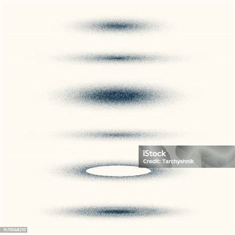 스티플 섀도우 세트 빈티지 도트 디자인 요소 페이딩 그라디언트 점각 도트 워크 그리기 점을 사용한 음영 하프 톤 붕괴 효과 백색