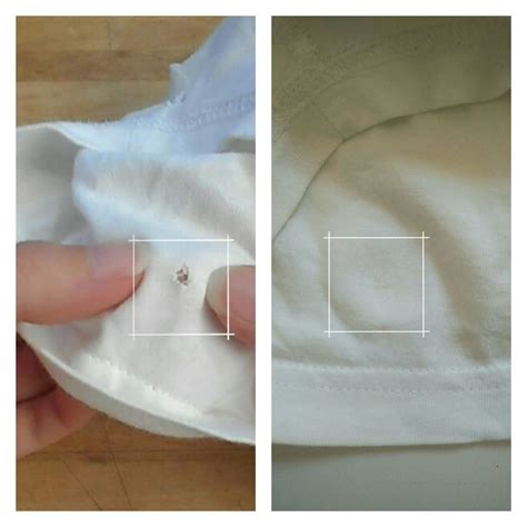Réparer un trou dans un tee shirt sans couture en 7 étapes Le patron