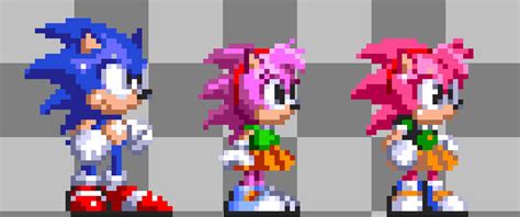 Sonic 3 Style Amy Rose By Kaneanimator On Deviantart