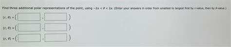 Solved Plot The Point Given In Polar Coordinates Webassign
