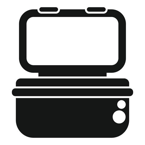 Open Lunchbox With Double Decker Storage Container 47634712 Vector Art