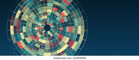 Big Data Visualization Analysis Process Sorting Machine Binary Code Over 122 Royalty Free