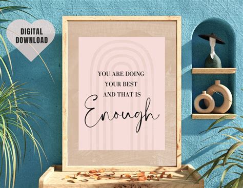 Mental Health Wall Art Self Care Wall Art Printable Etsy