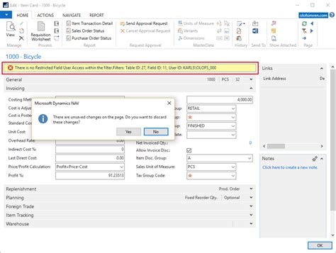 Field Level Security Using Events In NAV Olof Simren Microsoft Dynamics NAV