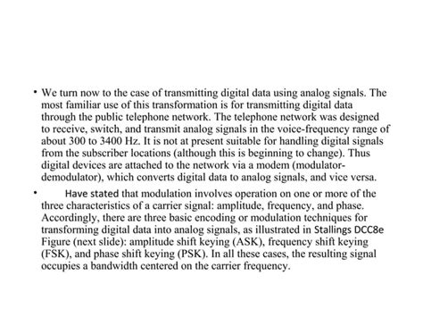 Signal Encoding Techniques PPT