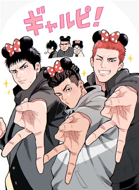 Sakuragi Hanamichi Rukawa Kaede Miyagi Ryouta Mitsui Hisashi Kogure