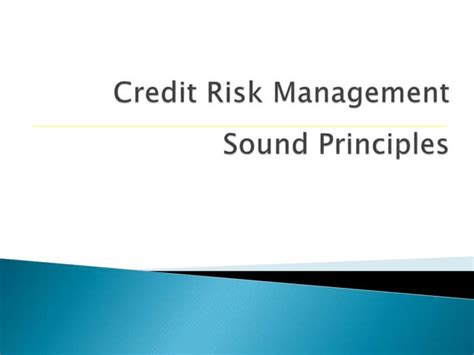 Credit Management Chapter No 2 Pptx
