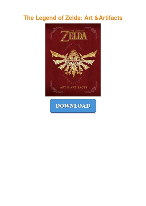 Ppt ⚡read The Legend Of Zelda Art And Artifacts Powerpoint