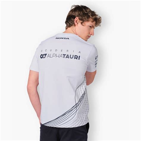 Autosport Web Shop スクーデリア アルファタウリ チーム Tシャツ （ホワイト） 2023