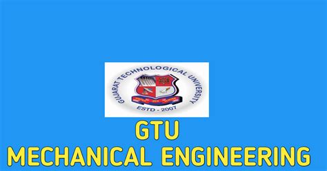 GTU MECHANICAL ENGINEERING SEM 6 IMP QUESTION Crazy Computer Engineers From Gtu