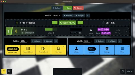 Widgets Profiles SmartRace For Scalextric ARC