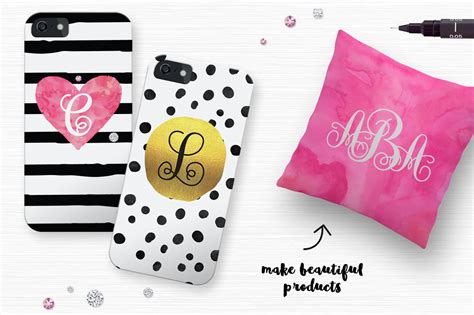 Interlocking Monogram Font Pixelcolours