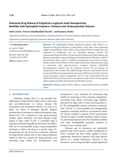 Pdf Enhanced Drug Release Of Polylactic Co Glycolic Acid