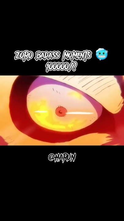 Zoro Badass Moments 🥶😳shorts Onepiece Zoro 1017 Youtube