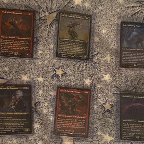 6x Baldurs Gate Origin Characters Mtg Card Collection Karlach