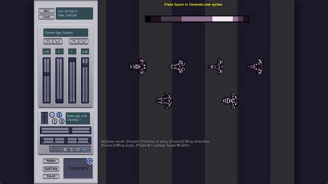 procedural sprites generator by huder