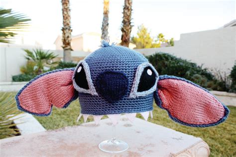 Stitch Ish Hat Super Cute Disney Lilo And Stitch Alien Crochet