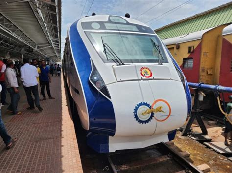 Trial Run Of Vande Bharat Express Between Dharwad Bengaluru