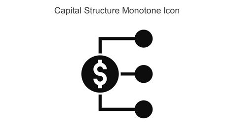 Capital Structure Monotone Icon In Powerpoint Pptx Png And Editable Eps Format Ppt Template
