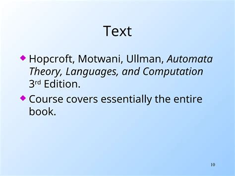 Lesson 1 (Intro to Automata Theory Application).ppt | Programming Languages | Computing