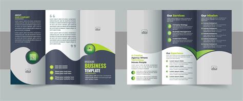 Modern Trifold Business Brochure Template Corporate Business Trifold Brochure Template