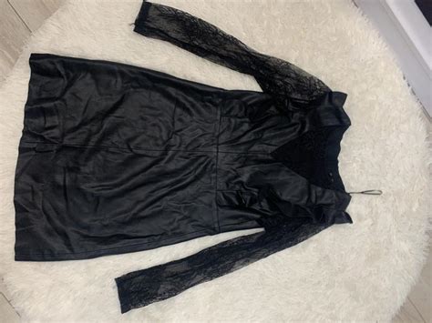 Плаття міні шкіряне — ціна 115 грн у каталозі Короткі сукні Купити жіночі речі за доступною