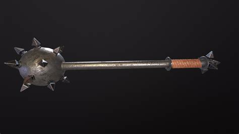 Medieval Spiked Ball Model Turbosquid 2175293