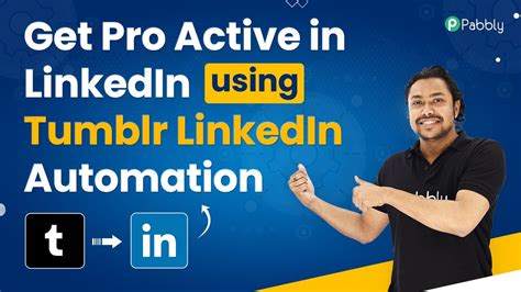 automate sharing tumblr posts to linkedin with pabbly connect pabbly