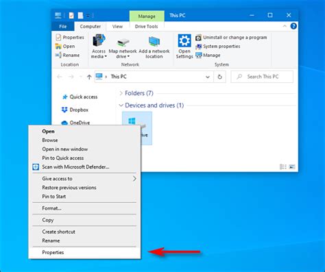 How To See A Drives File System On Windows 10
