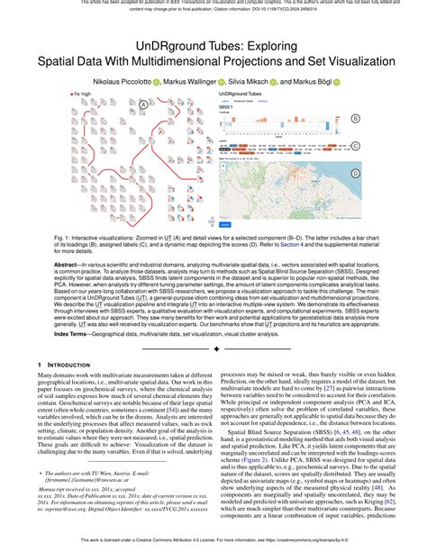 Pdf Undrground Tubes Exploring Spatial Data With Multidimensional Projections And Set