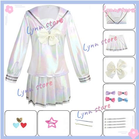 Game Needy Girl Overdose Cosplay Costumewig Anime Jk Uniform