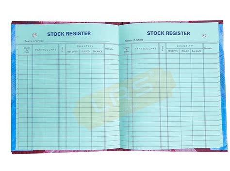 Stock Ledger Book Sample At Judith Poche Blog