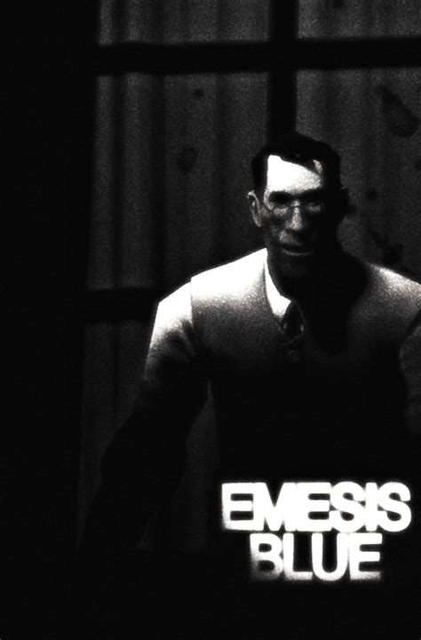 Made A Poster Art Of Emesis Blue Using The Logo And The Last Frame Of