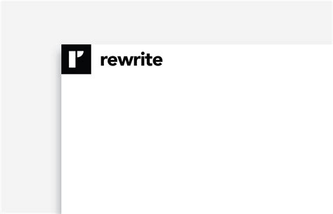 Rewrite Behance