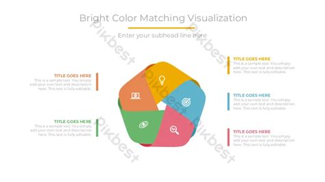 40 Sets Of Bright Color Matching Visualization PPT Chart PowerPoint PPTX Template Free