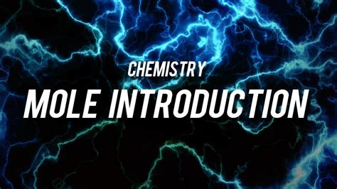 Chemistry Mole Calculation Introduction YouTube