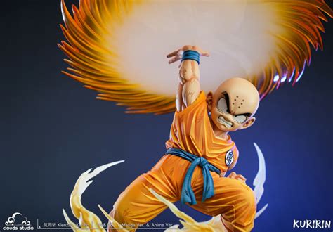 Dragon Ball Clouds Studio Krillin Kienzan Resin Statue Kaionation