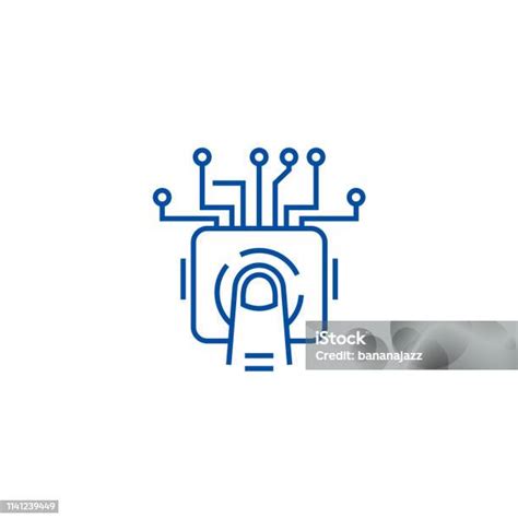 觸控式螢幕技術線圖示概念觸控式螢幕技術平面向量符號符號輪廓插圖向量圖形及更多一個人圖片 一個人 互動 互聯網 Istock