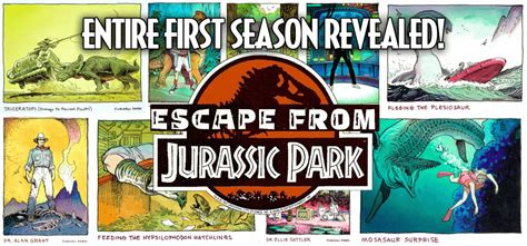 The Entire First Season Of The Cancelled Jurassic Park Television Series Revealed Exclusive