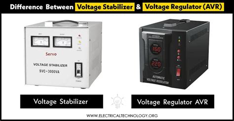 Difference Between Voltage Stabilizer And Voltage Regulator In 2024