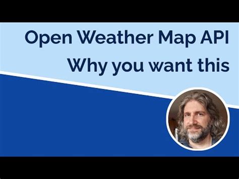OpenWeatherMap API Tutorial 2021 - YouTube