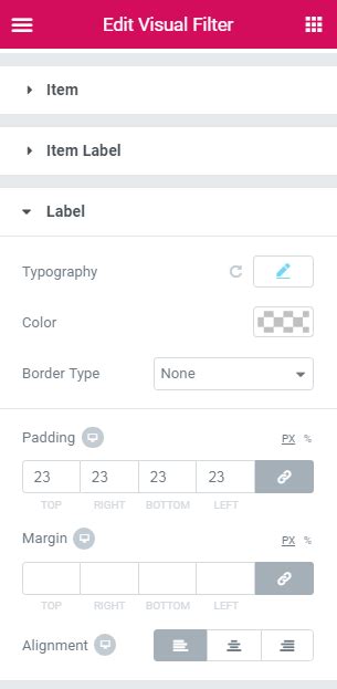 How To Create Visual Filter With Taxonomies Data Source