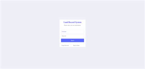 Land Record System Using Php And Mysql Phpgurukul